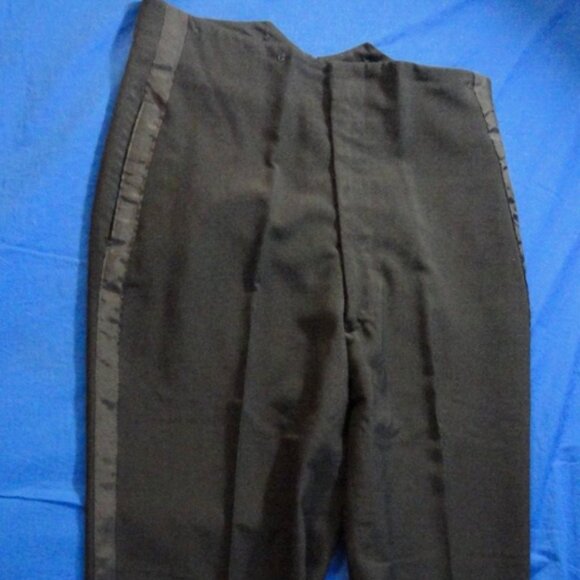 Pants | Sz3x305 1971 Usaf Us Air Force Black Mess Dress Pants Slacks ...